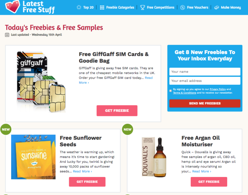 20 Best Freebie Sites To Find Free Stuff Every Day (2025)