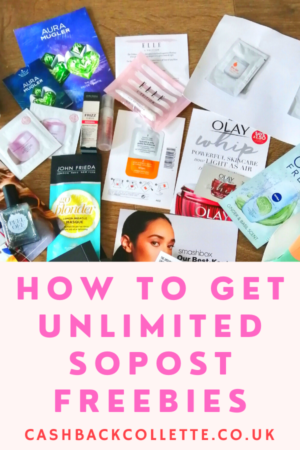 How To Get Unlimited SoPost Samples in the UK - Cashback Collette
