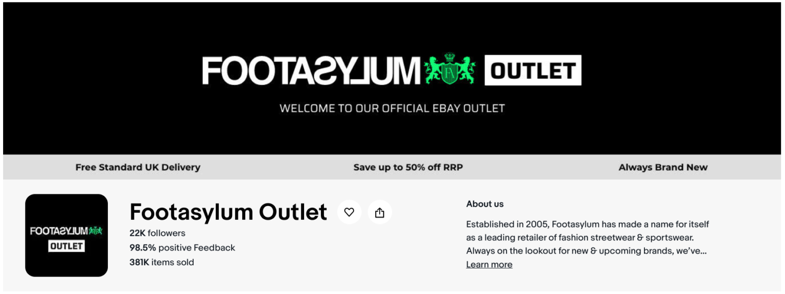 Top 50 eBay Outlet Stores In The UK (2022) - Cashback Collette