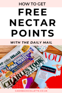 MyMail Rewards - Get Free Nectar Points With The Daily Mail - Cashback ...