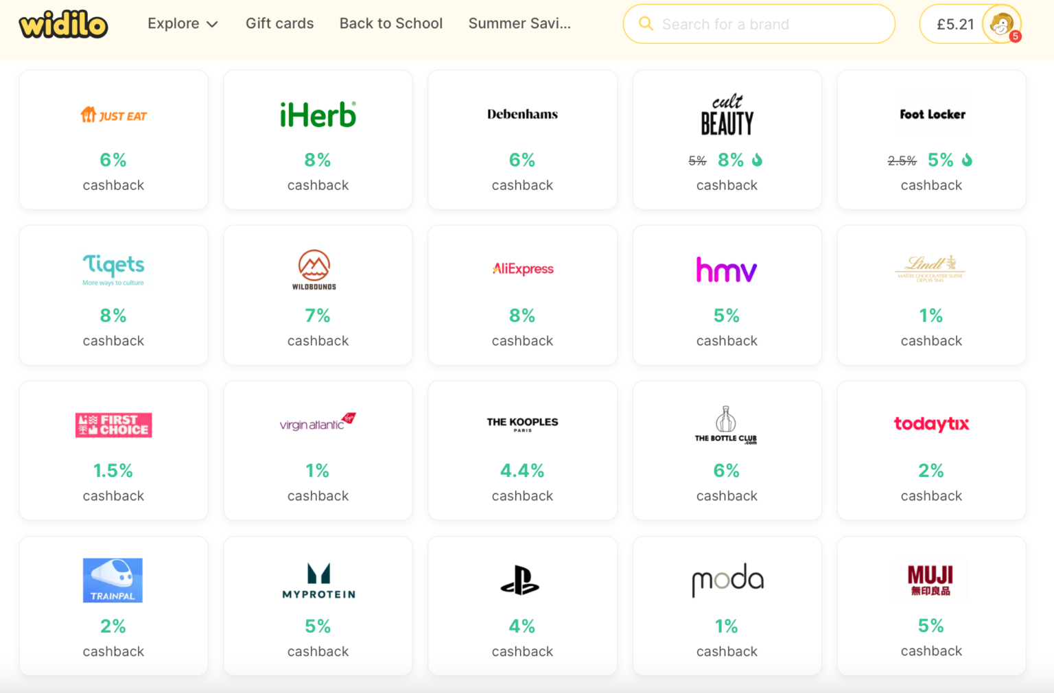 Widilo Review: Not Just Another Cashback Site (+£5 Ref Code)